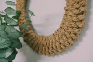 How to Make a DIY Jute Wreath