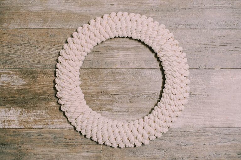 How to Make a DIY Rope Wreath