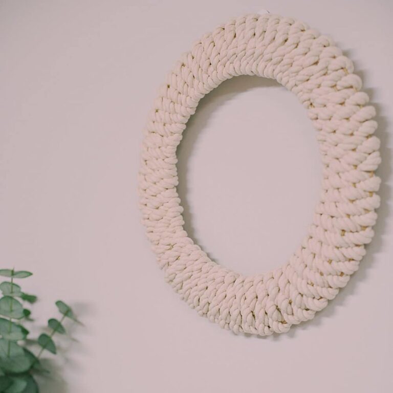 How to Make a DIY Rope Wreath - Laura Radniecki