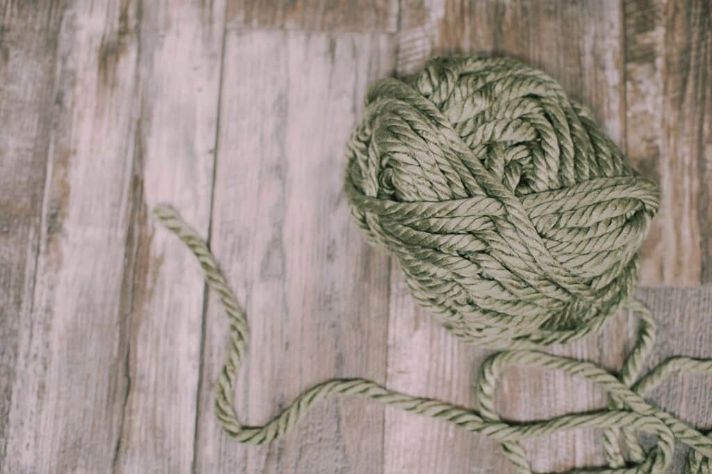 How to Finger Knit with Yarn using the Two Finger Knitting Style