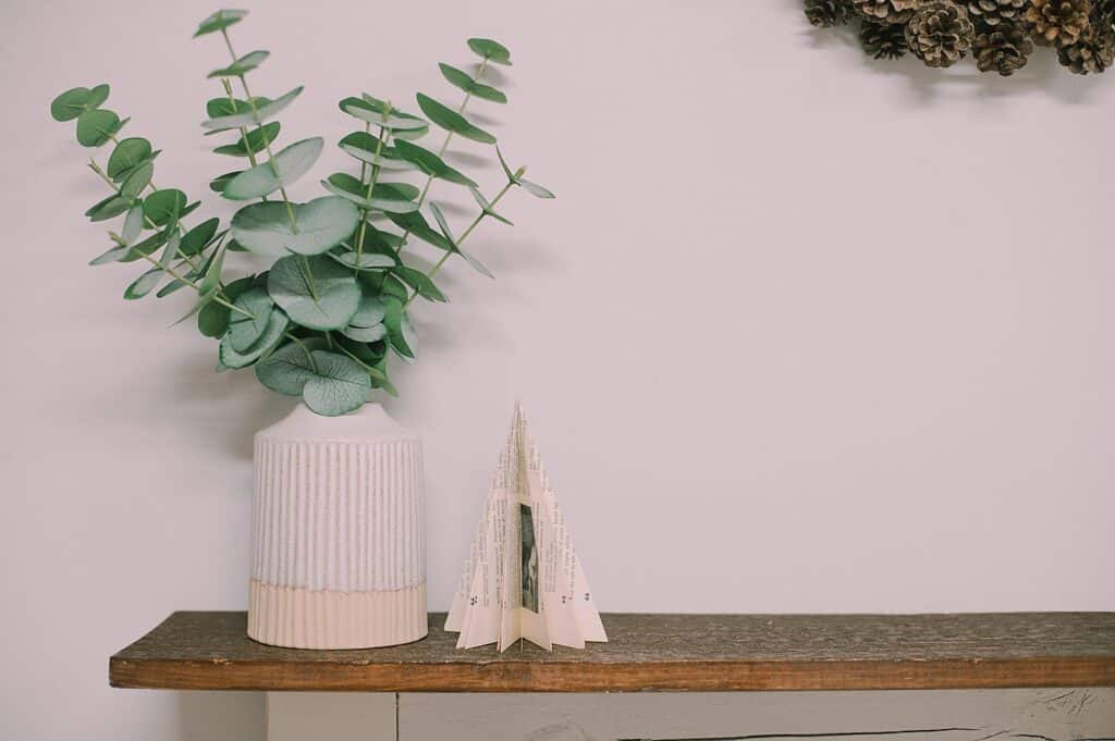 How to Make Book Page Trees | Easy Book Page Crafts - Laura Radniecki