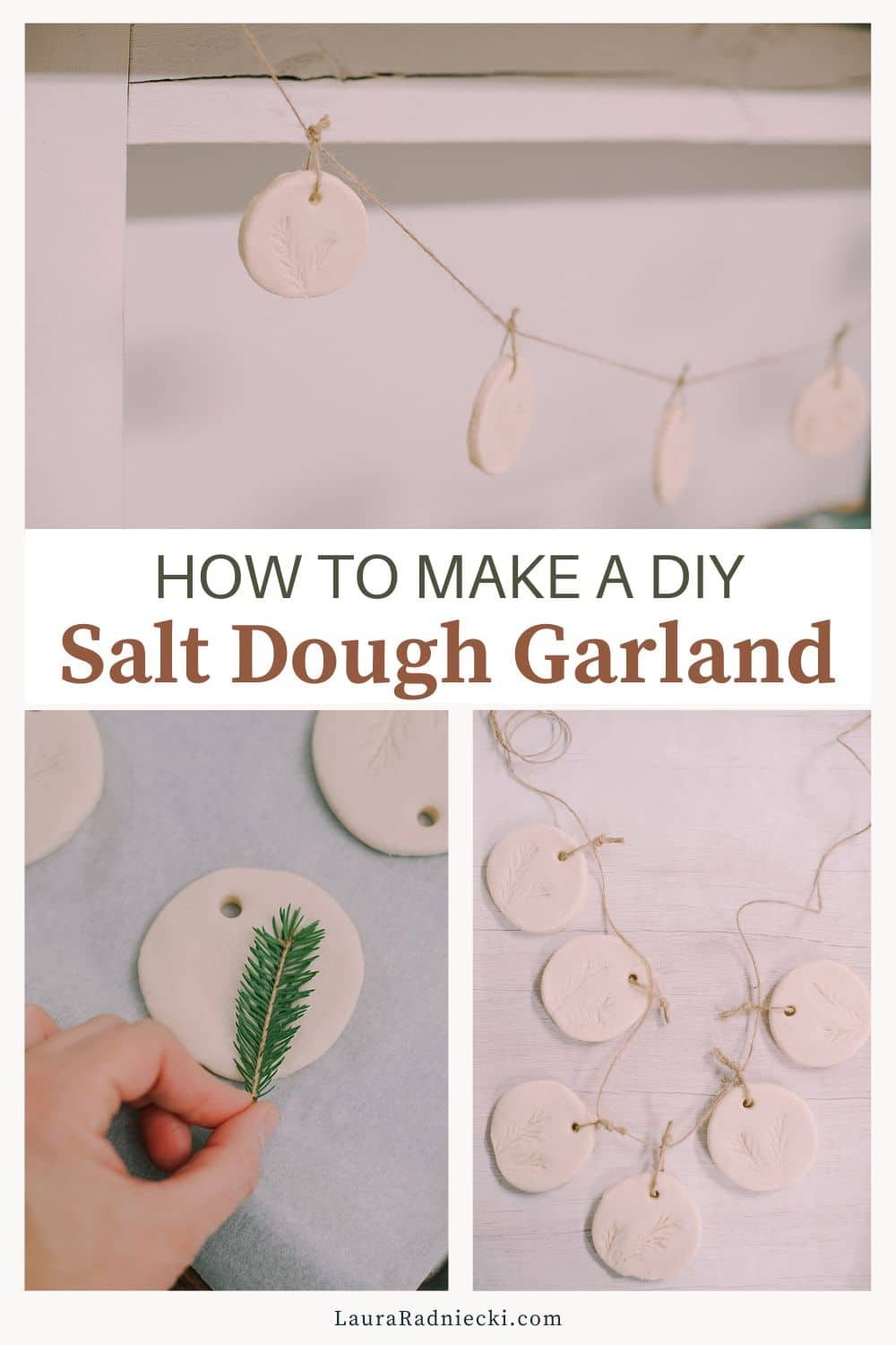 How to Make a DIY Salt Dough Garland | Salt Dough Craft Ideas - Laura ...