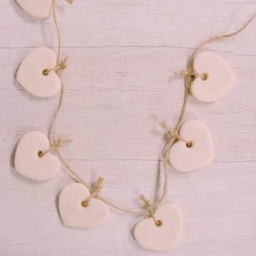 How to Make a Salt Dough Heart Garland - Laura Radniecki