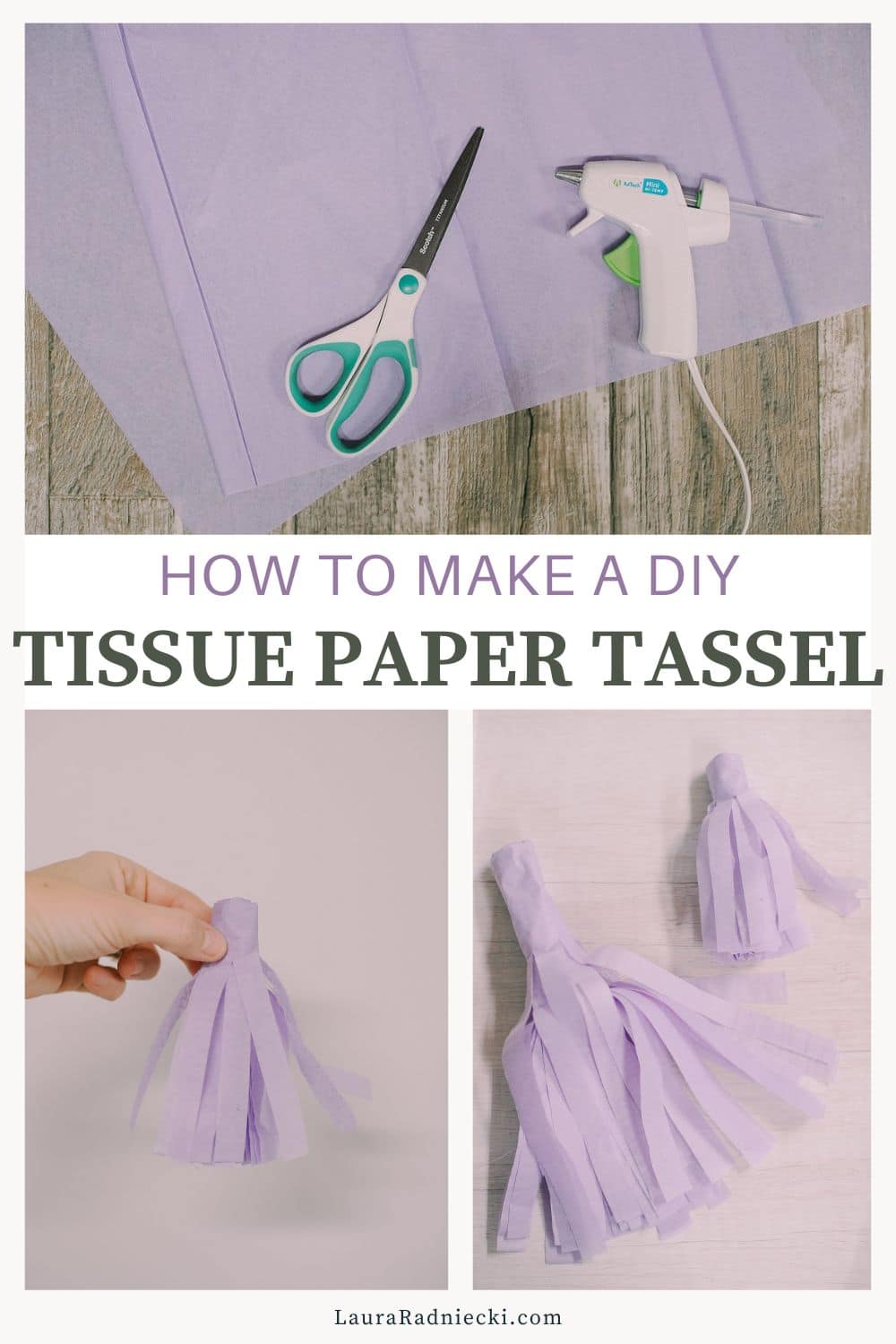 How to Make Tissue Paper Tassels | DIY Tissue Paper Crafts - Laura ...