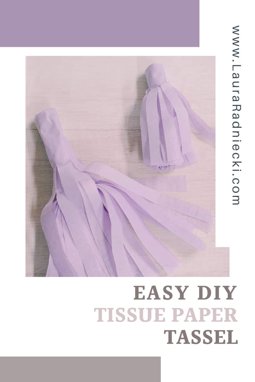 How to Make Tissue Paper Tassels | DIY Tissue Paper Crafts - Laura ...