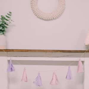 How to Make a Tissue Paper Tassel Garland - Laura Radniecki